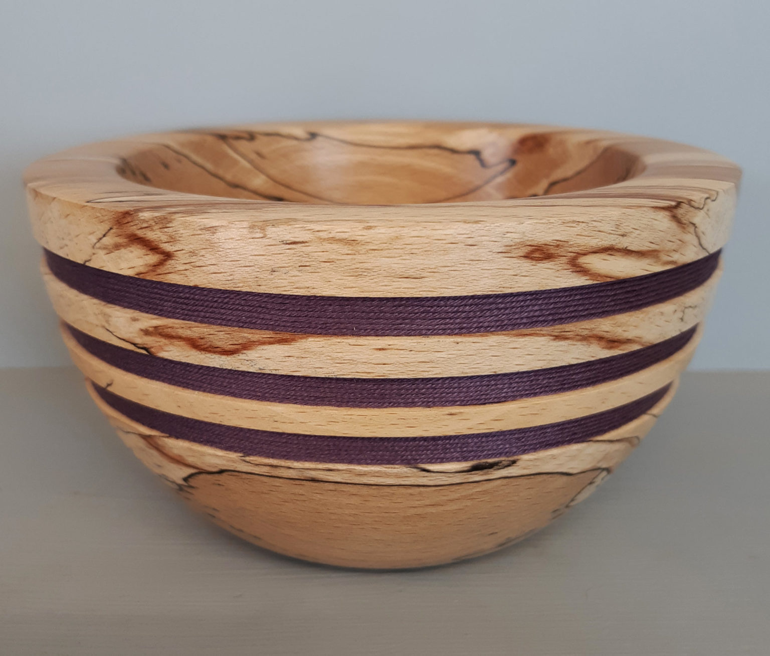 three thread inlay bowl – Miriam Jones